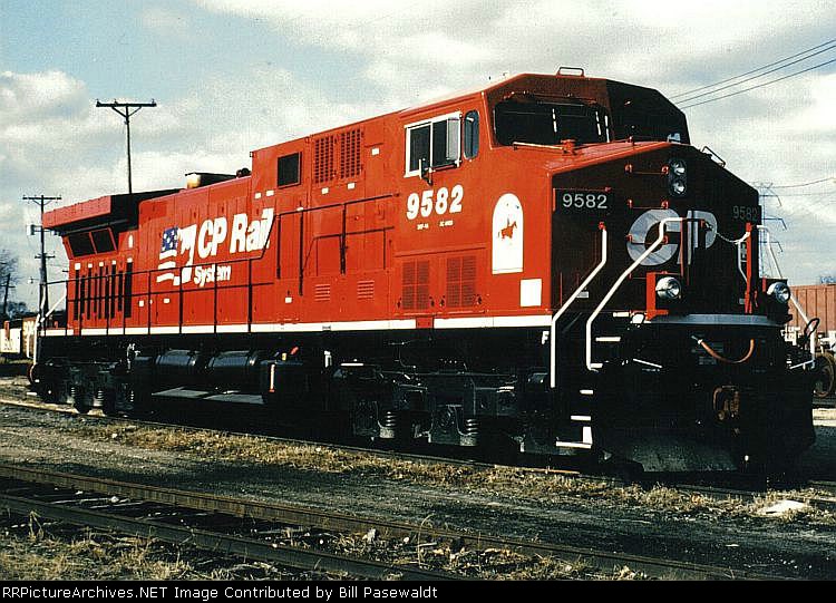 CP 9582 is on display for crew training